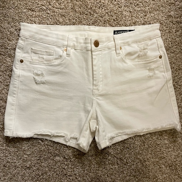 Blank NYC | Shorts | Blank Nyc Essex White Short | Poshmark